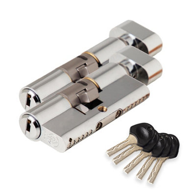 XFORT COLOSSUS 3 Star Keyed Alike Euro Cylinder Lock 35EX/35T (70mm)