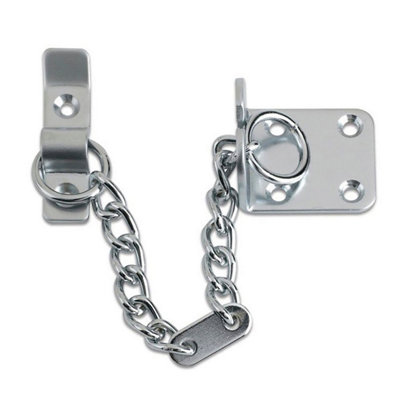 XFORT Door Chain Polished Chrome, Narrow Design Door Limiter