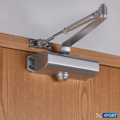 XFORT Overhead Door Closer, Adjustable Automatic Door Closer