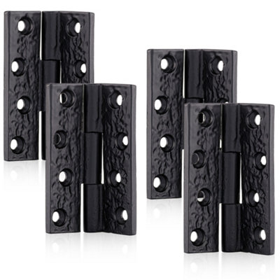 XFORT Smithy's Range 75mm Butt Hinges Black Antique, Traditional Cast ...