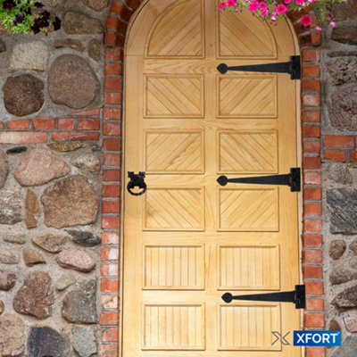 XFORT Smithy's Range Rope Ring Gate Latch Pack, Black Antique Finish ...