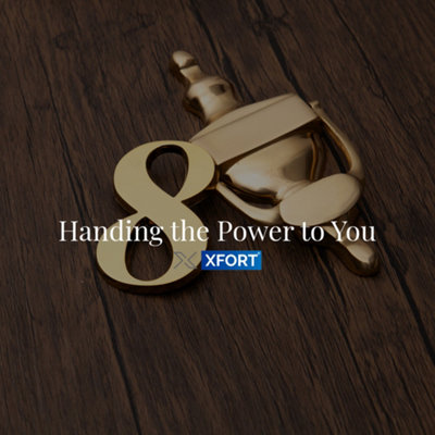 XFORT Uros UPVC Door Handle Ferco (White)