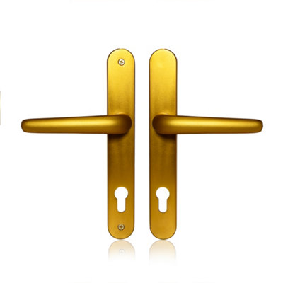 XFORT Uros UPVC Door Handle Long (Satin Brass)