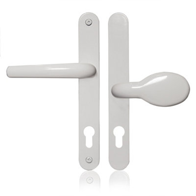 XFORT Uros UPVC Door Handle Offset (White)