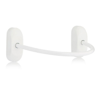 XFORT Viper Fixed Cable Window Restrictor in White | DIY at B&Q