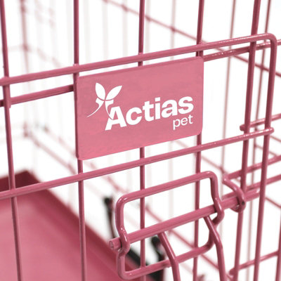 XL 42inch Foldable Pink Dog Cage