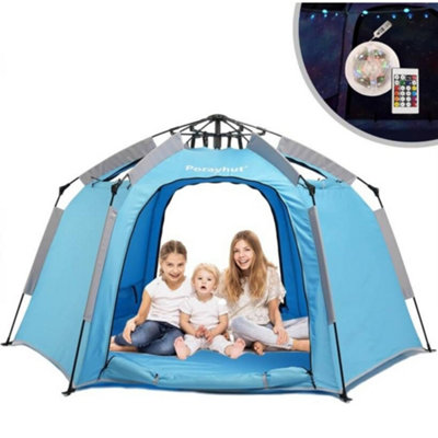 XL Indoor Kids Tent Playhouse - Large Portable Pop Up Teepee Sleepover ...