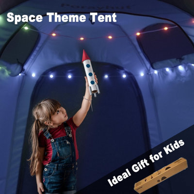 XL Indoor Kids Tent Playhouse - Large Portable Pop Up Teepee Sleepover ...