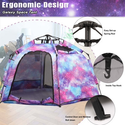 XL Indoor Kids Tent Playhouse - Portable Large Pop Up Teepee Sleepover ...
