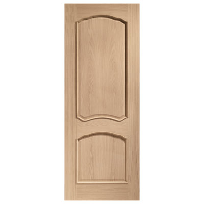 XL Joinery Pre-Finished Internal Oak Louis Door with Raised Mouldings ...