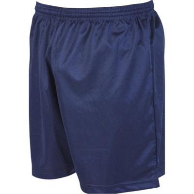 XL - NAVY Adult Sports Micro Stripe Training Shorts Bottoms - Unisex ...