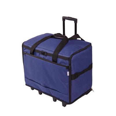 XL Sewing Machine Trolley Bag Navy 60 x 42 x 30cm - Birch 006107-NAVY