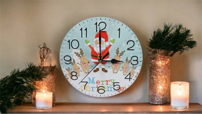 Xmas Haus Christmas Wall Clock