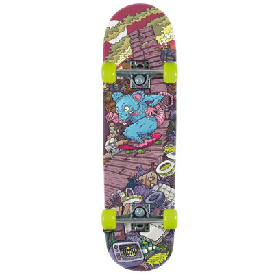 Xootz Kid's Rat Ramp Complete Beginners Double Kick Trick Skateboard ...