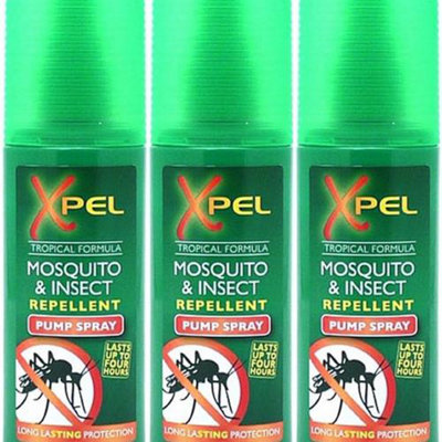 Xpel Mosquito and Insect Repellent Pump Spray 70ml (Pack of 3)