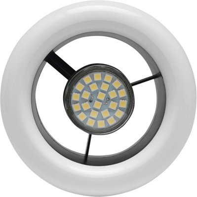 Xpelair ALL100 4"/100mm Inline Axial Extractor Fan with LED Light ...