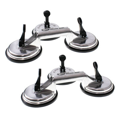 Xpert Triple Cup Glass Suction Lifter (2 Pack)