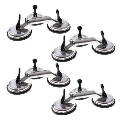 Xpert Triple Cup Glass Suction Lifter (4 Pack)