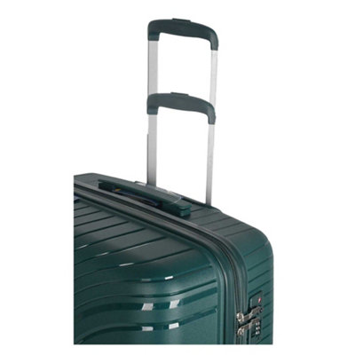 XPLR Polypropylene Lightweight Hardshell 8 Wheeled Suitcase (Pack of 3 ...