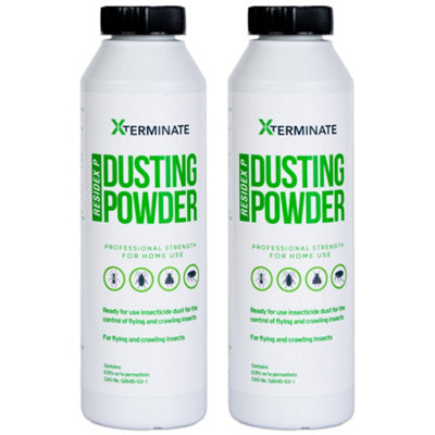 Xterminate Dusting Powder 400g - Kills Bed Bugs, Ants, Moths, Fleas and ...