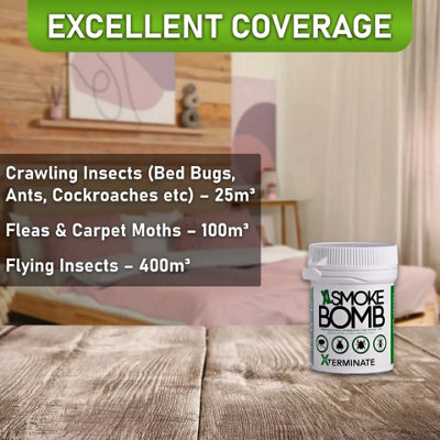 Xterminate Insect Bed Bug Killer Control Kill Treatment Kit 3 Rooms