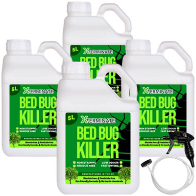 Xterminate Pesticide Free Bed Bug Killer Spray 20L - Biocide Free, No ...