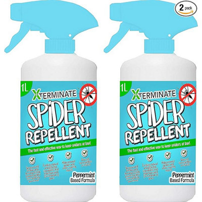Xterminate Spider Repellent 2 Litre Super Strength Natural Peppermint ...