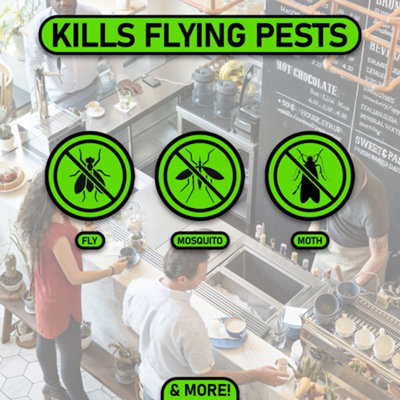 Xterminate UV LED Wall Mounted Fly Zapper Killer Unit Electric for ...