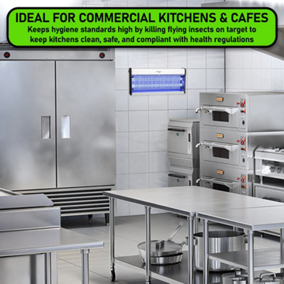 Xterminate UV LED Wall Mounted Fly Zapper Killer Unit Electric for ...