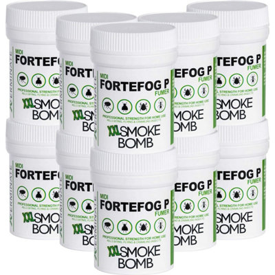 Xterminate XXL Smoke Bomb Insect Killer Fogger Fumer for Bed Bugs - 10 Pack