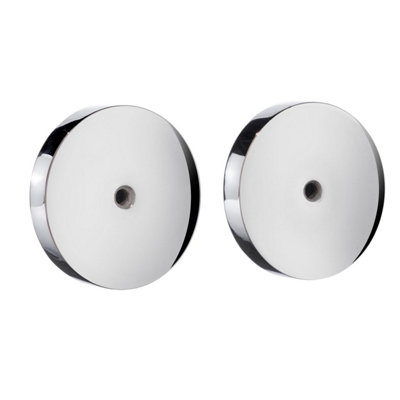 XTRA - Mounting Plate, Polished Chrome, for Single Hooks and Shower Baskets