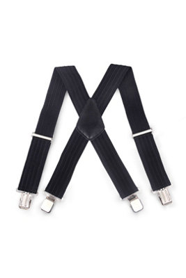 Y Shape Adjustable Heavy Duty Suspenders 50mm Metal Clips