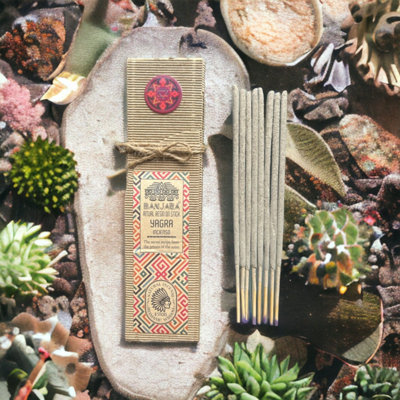 Yagra Ritual Resin Sticks - Earthy, Mystical Aroma, Handmade, 8 Pack