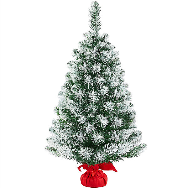 Yaheetech 3ft Frosted Tabletop Artificial Christmas Tree with Cement Base Yaheetech 3ft Frosted Tabletop Artificial Christmas Tree with Cement Base