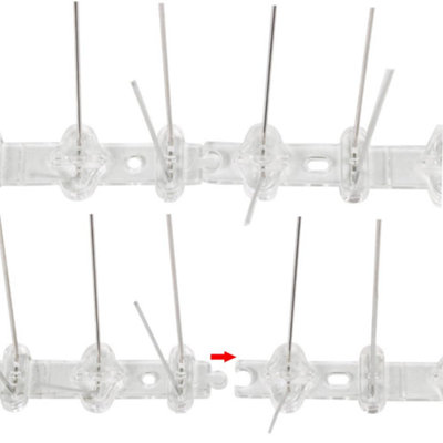 Yaheetech 5 Meter Bird Defense Spikes Pigeon Deterrent Fence Wall ...