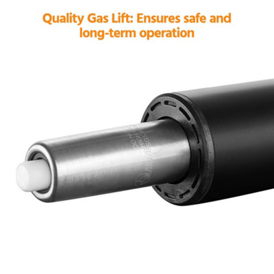 Yaheetech Armless Adjustable Desk Chair with Rolling Wheels - White ...