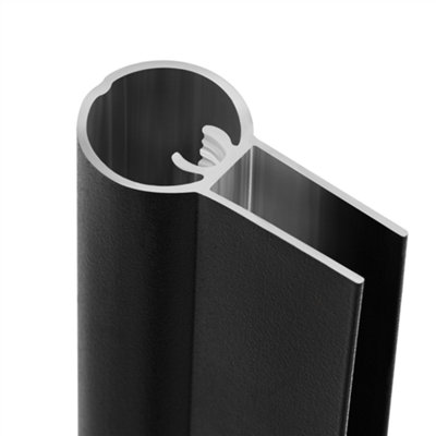 Yaheetech Black Outdoor Awning Canopy for Window Front Door Porch, 100 ...