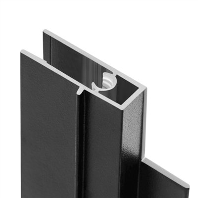 Yaheetech Black Outdoor Awning Canopy for Window Front Door Porch, 100 ...