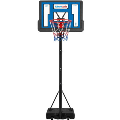 Yaheetech Blue Portable Basketball Hoop On Wheel 99.5cmL x 66cmW