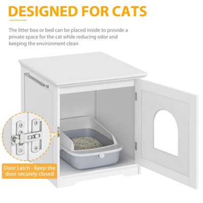 Yaheetech Decorative Litter Box Enclosure