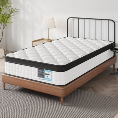 Yaheetech Pocket Sprung Mattress Medium Soft 28.5cm Thick - Single