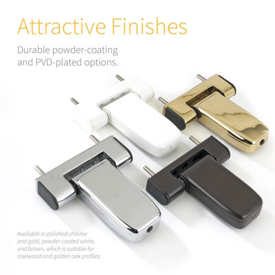 Yale 3D Flag Door Hinge - Chrome