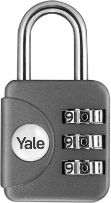 Yale - Combination Padlock in Grey - YP1/28/121/1G | DIY at B&Q