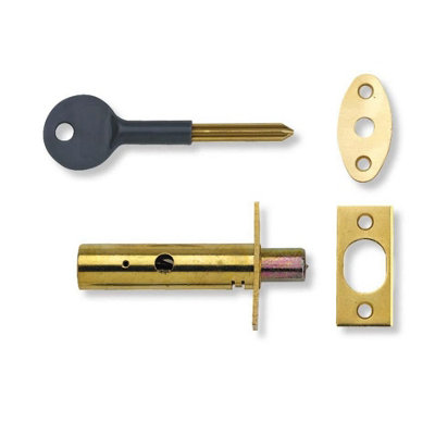 Yale Door Security Bolt Lock Br (One Size)