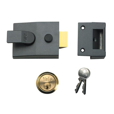 Yale Locks 88 Series Standard Nightlatch Multi Colour (Satin Chrome ...