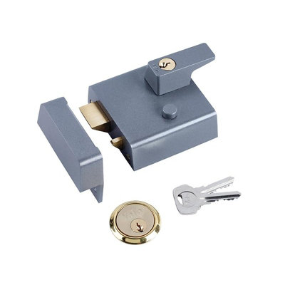 Yale Locks P1 Double Security Nightlatch Multi Colour (DMG PB Cylinder ...