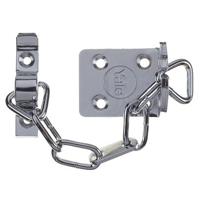 Yale Locks Ws6 Security Door Chain Multi Colour (Chrome Finish)