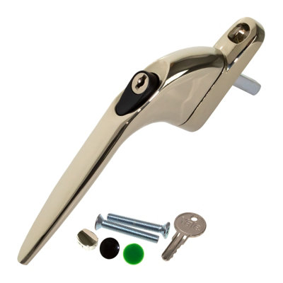 Yale Quartus Inline Window Handle - Champagne Gold, 30mm | DIY at B&Q