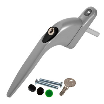 Yale Quartus Inline Window Handle - Silver, 10mm