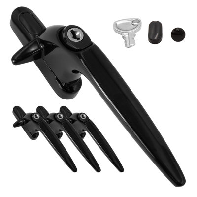 Yale Sparta Cockspur Window Handle (3 Pack) - Black, Right, 15.5mm ...